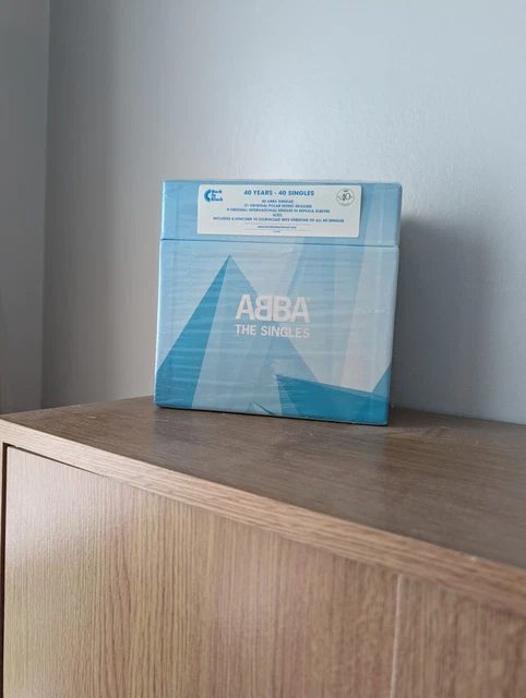 ABBA BOX SET - 40th Anniversary - 40 Vinyl Singles - Like New with ...