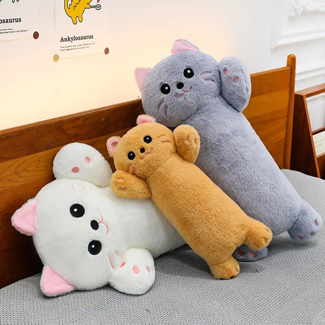 CAT PLUSH PILLOW With Leg Clamp Design For Kids Comfort And Relaxation ...