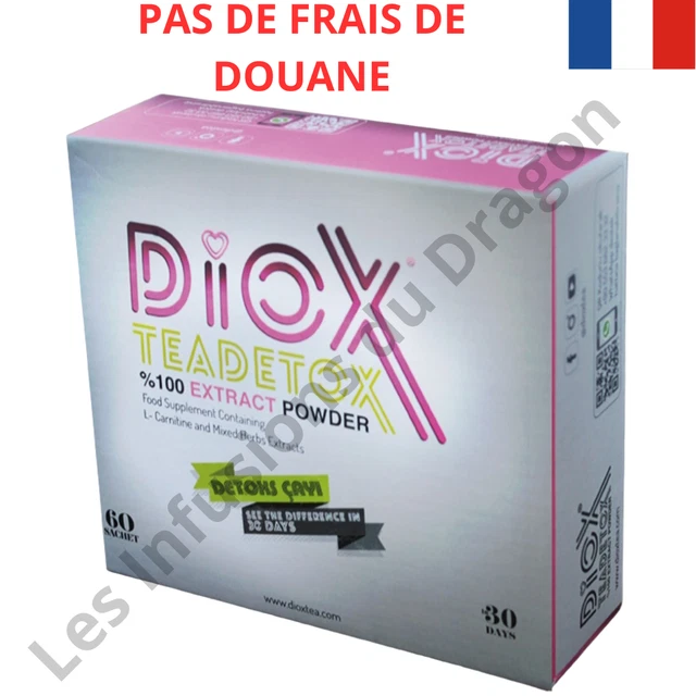 DIOXTEA DIOX TEADETOX 60 SACHETS - ORIGINAL - Brûle graisse naturel ...