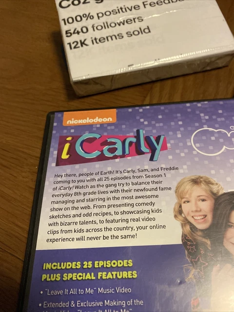ICARLY COMPLETE SEASON 1 Dvd Region 4 Series One 4-disc Set Miranda Cosgrove $16.00 - PicClick AU
