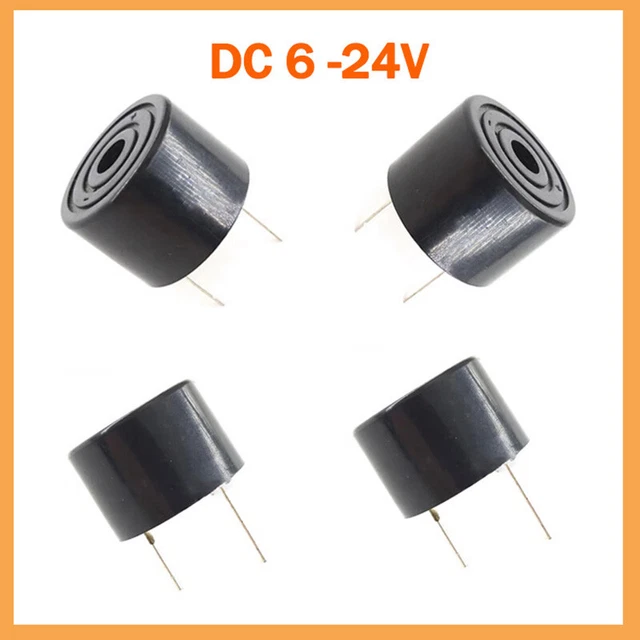 AKTIVER BUZZER DC 6-24V Piezo Tongeber Signalgeber Summer Alarm 90db ...