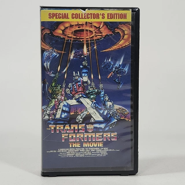 TRANSFORMERS THE MOVIE VHS 2000 Small Clamshell 1987 Kid Rhino Promo ...