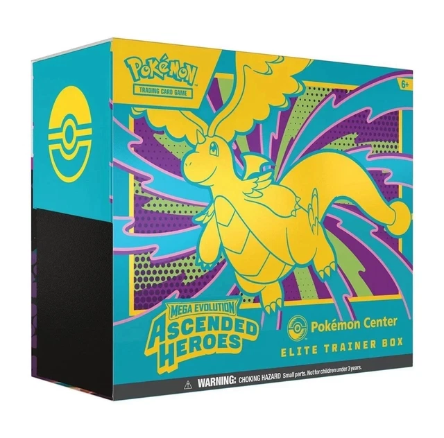 PRESALE POKÉMON TCG: Mega Evolution-Ascended Heroes, POKEMON CENTER ETB ...