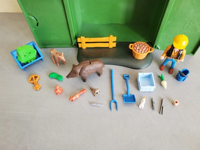 PLAYMOBIL COFFRET À Clé Animaux de la Forêt, Ferme Figurine Fermier ...
