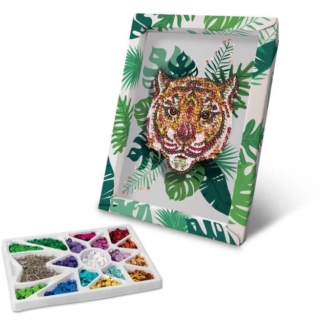 KIT ACTIVITES MANUELLES - Collection Sequins - Tigre - Lansay - A ...