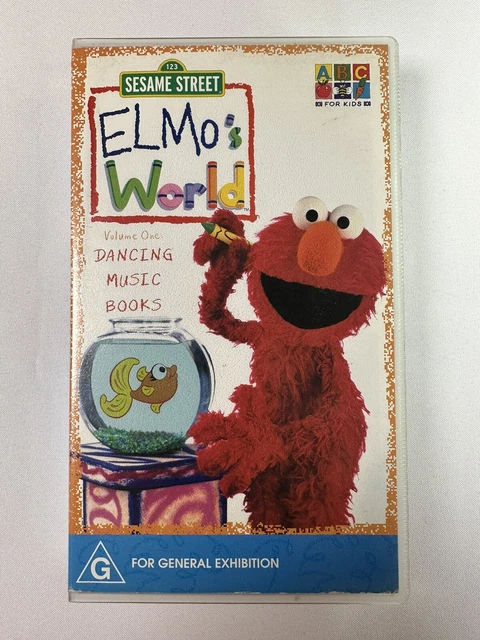 SESAME STREET VHS Tapes Elmos World Babies Dogs More Elmocize Sesame ...
