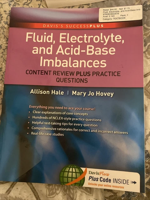 FLUID, ELECTROLYTE, AND Acid-Base Imbalances: Never Used. $29.99 - PicClick