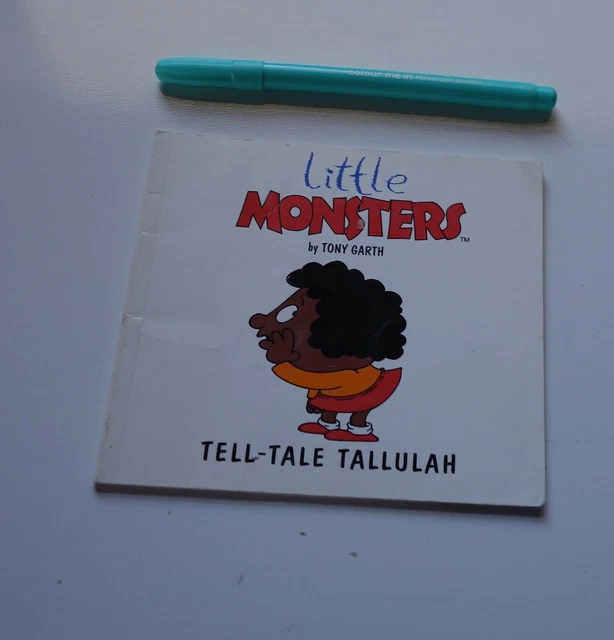 TONY GARTH TELL TALE TALLULAH 90s Vintage Little Monsters Book 1997 $20 ...