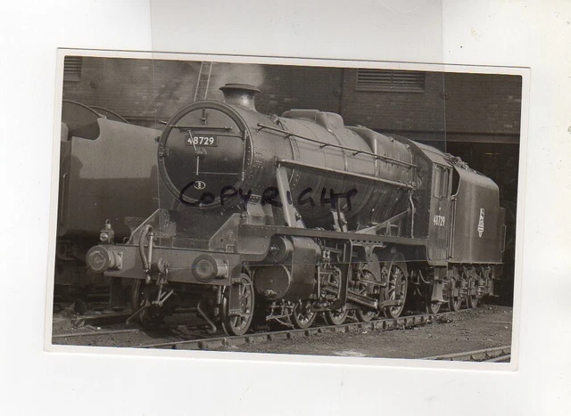 RAIL PHOTO LMS 280 8F 48729 Rowsley shed Derbyshire MR £2.69 - PicClick UK
