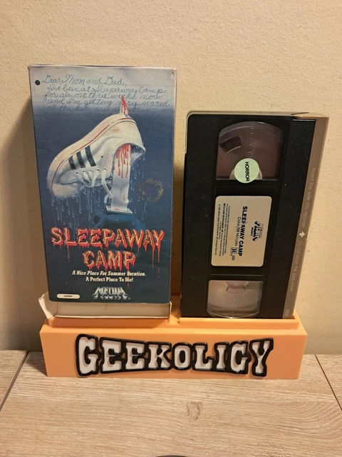 SLEEPAWAY CAMP VHS (1985 Media) Horror Slasher - RARE BOTTOM FLAP £279. ...