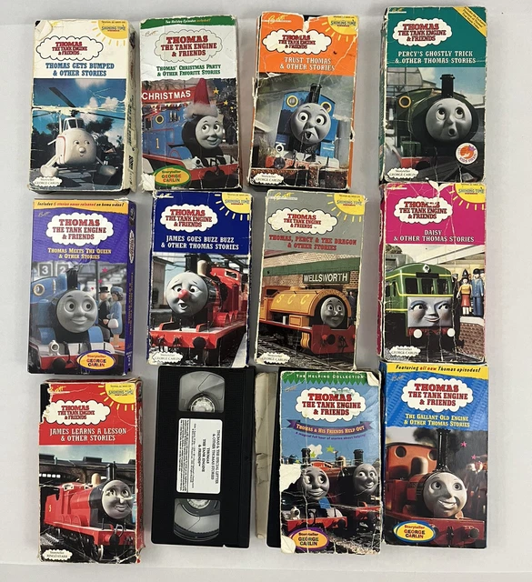 THOMAS TANK ENGINE & Friends VHS Video Tapes Lot of 12 Percy Daisy ...