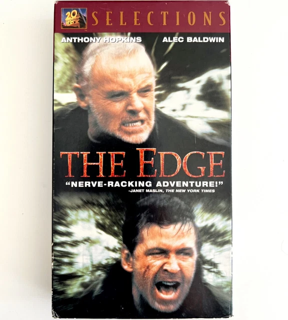 2000 THE EDGE Vintage VHS Survival Action Thriller Anthony Hopkins Bart ...