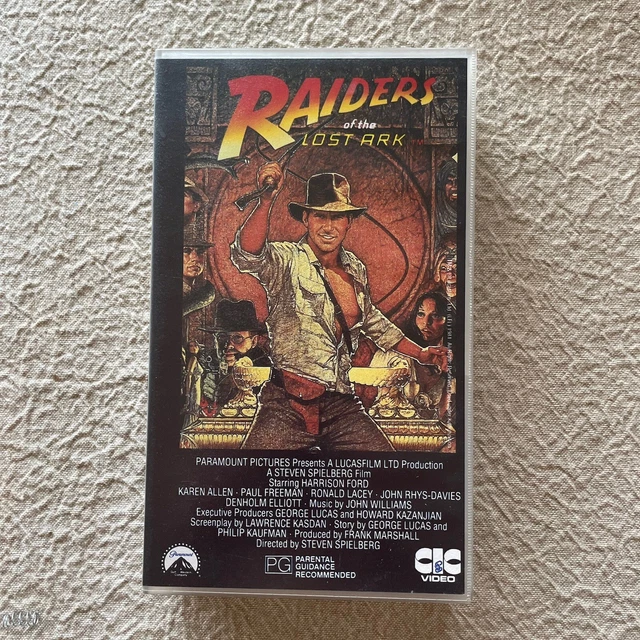 INDIANA JONES RAIDERS of the Lost Ark (VHS PAL, 1981) £18.66 - PicClick UK