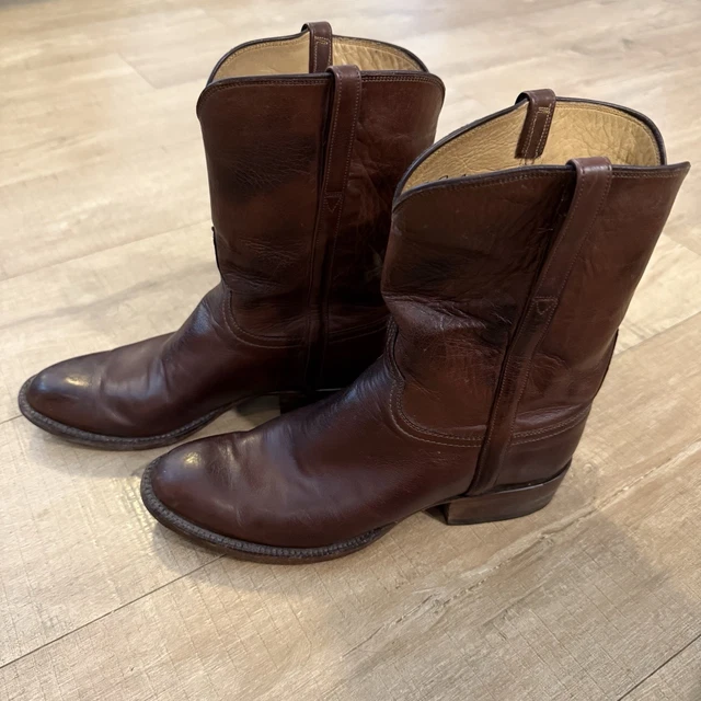 LUCCHESE CLASSICS BROWN Cognac 2009 Rodeo Ranch Roper Cowboy Trail ...