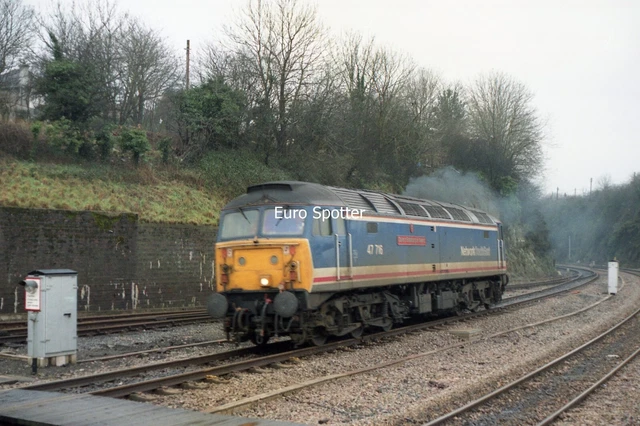 B248 35MM NEGATIVE Class 47 47716 Haverfordwest c.1991 [2] £2.54 ...