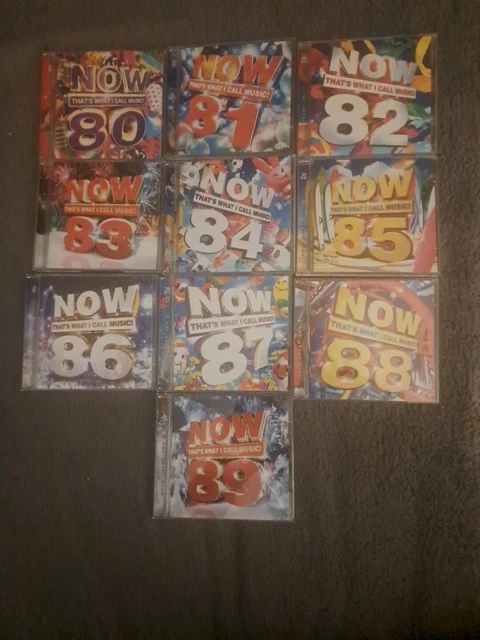 NOW THATS WHAT I Call Music 80 81 82 83 84 85 86 87 88 89 CD Bundle £26 ...