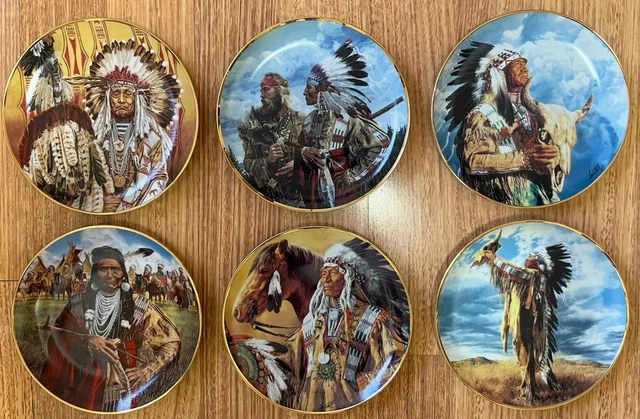 VINTAGE AMERICAN INDIAN Heritage Foundation Museum Series display ...