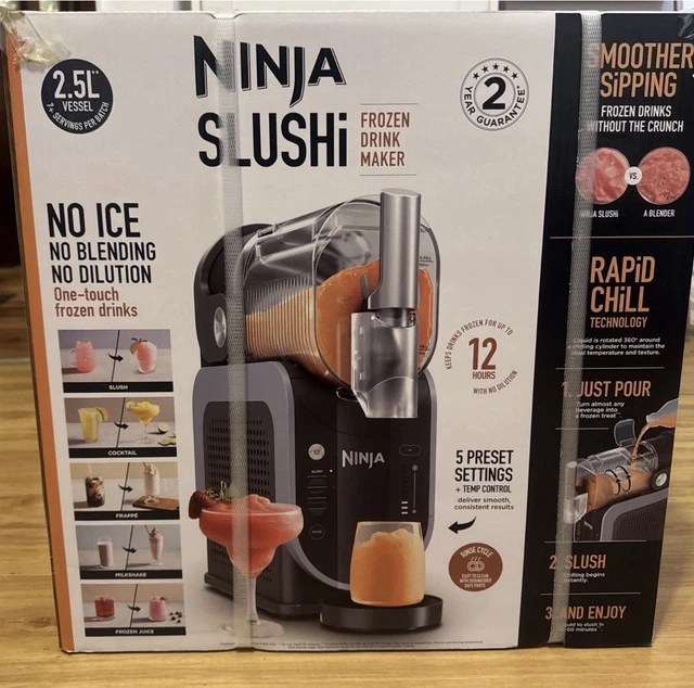 NINJA SLUSHI FROZEN Drink Maker (FS301UK) Ice Slush Machine - Brand New ...