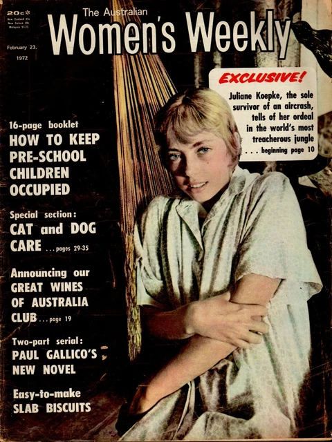 AUSTRALIAN WOMEN'S WEEKLY Magazine - February 23, 1972 - Juliane Koepke ...