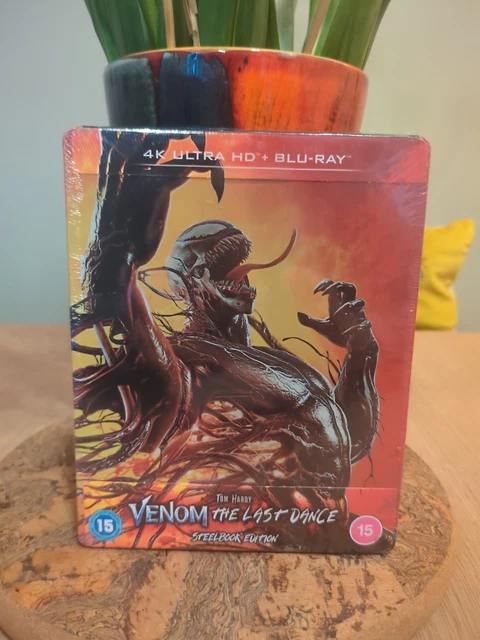 VENOM: 4K ULTRA HD+Blu-ray The Last Dance Steelbook Limited Edition ...