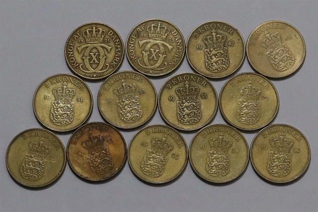 🧭 🇩🇰 DÄNEMARK 2 Kronen Nach Wwii Sammlung B77 #25 EUR 28,43 - PicClick DE