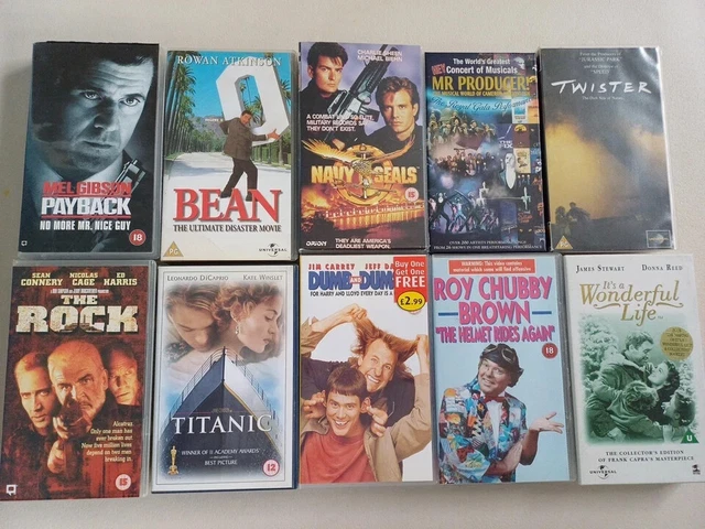 10 VHS TAPE Bundle £10.07 - PicClick UK