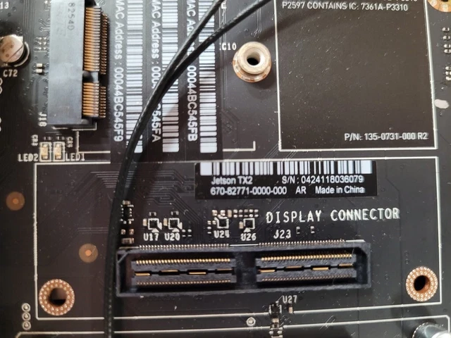 KIT DE DÉVELOPPEMENT Nvidia Jetson TX2 P3310, carte et GPU, IA, robot ...