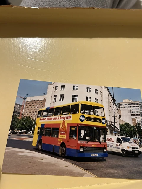 CLASSIC BUS PHOTO leyland olympian K612 LAE first city line £0.99 ...