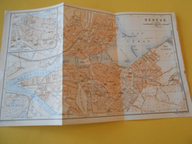 PLAN DE GENÈVE Suisse Schweiz 1920 EUR 6,50 - PicClick FR