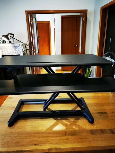 MATRIX SIT STAND desk large black $110.00 - PicClick AU