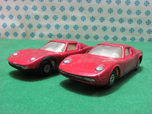 VINTAGE MATCHBOX K24 - 2 Lamborghini Miura P400 - 1/43 Lesney Production EUR 83,88 - PicClick FR