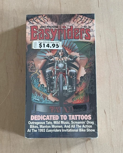 EASYRIDERS VIDEO MAGAZINE No. 16 (1993) Sealed VHS Tattoo & Bike Show ...
