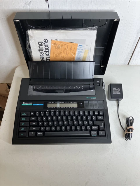 VINTAGE PANASONIC KX-W60TH Electronic Thermal Transfer Typewriter Word ...