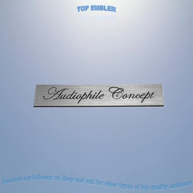 AUDIOPHILE CONCEPT EMBLEM badge replacament logo decal sticker ...