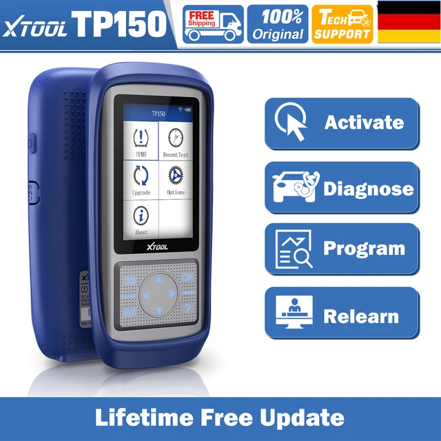 2026 XTOOL TP150 WiFi TPMS Reset Diagnosetool für ...