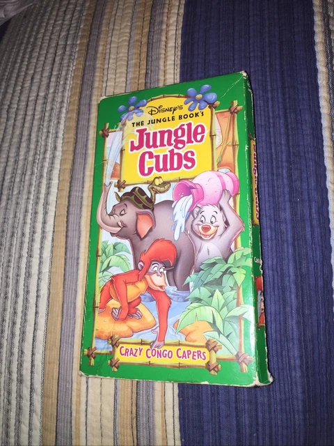 RARE VHS CHILDRENS Movie Disney's The Jungle Book's Cubs Crazy Congo ...