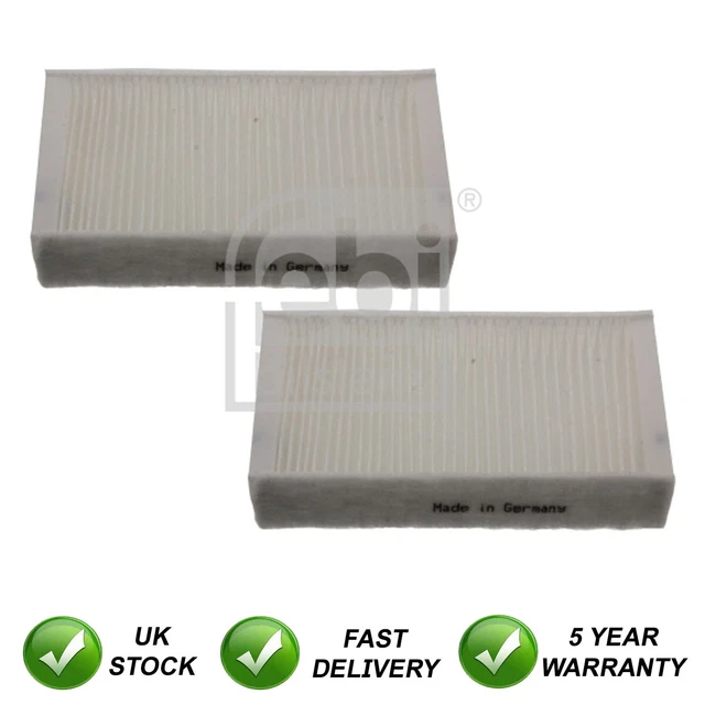 CABIN FILTER SET SJR Fits BMW X3 2010-2017 X4 2014-2018 2.0 D 3.0 #2 ...