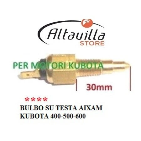 KUBOTA THERMISTOR AIXAM Engine Z482 Z602 Crossline Crossover K16222830 ...