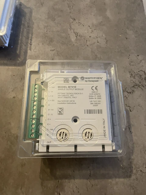 NOTIFIER M701E ANALOGUE Addressable Single Output Control Module £15.00 ...