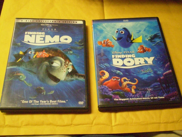 (2) DISNEY PIXAR Finding Nemo DVD Lot: Nemo & Dory Both Movies!! £5.47 - PicClick UK
