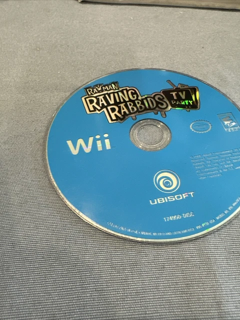 RAYMAN RAVING RABBIDS: TV Party (Nintendo Wii disc only, 2008) $4.99 ...