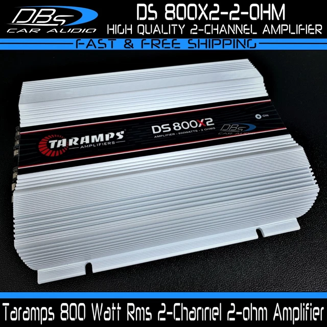 4 Channel Amplifier Car Audio Taramps DS 800x2 2-Channel Car Amplifier ...
