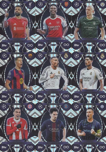 TOPPS MATCH ATTAX Champions League 2025/2026 Infinity IN 1 - IN 10 EUR ...