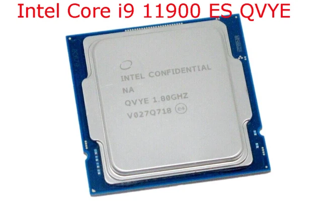INTEL CORE I9 11900 ES QVYE 1,8 GHz 65 W Turbo à 4,4 GHz 8 cœurs ...