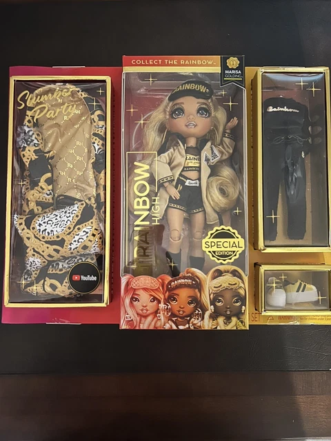 MGA ENTERTAINMENT RAINBOW High Slumber Party Marisa Golding - Gold ...