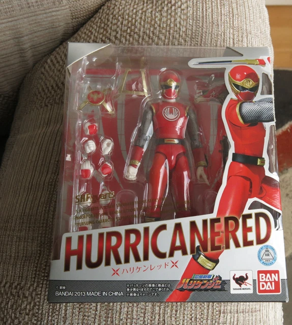 S.H.FIGUARTS NINPUU SENTAI Hurricanger Hurricane RED Power Rangers ...