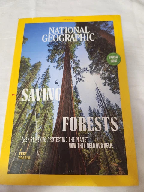 NATIONAL GEOGRAPHIC MAY 2022 Saving Forests Protecting the Planet £5.89 - PicClick UK