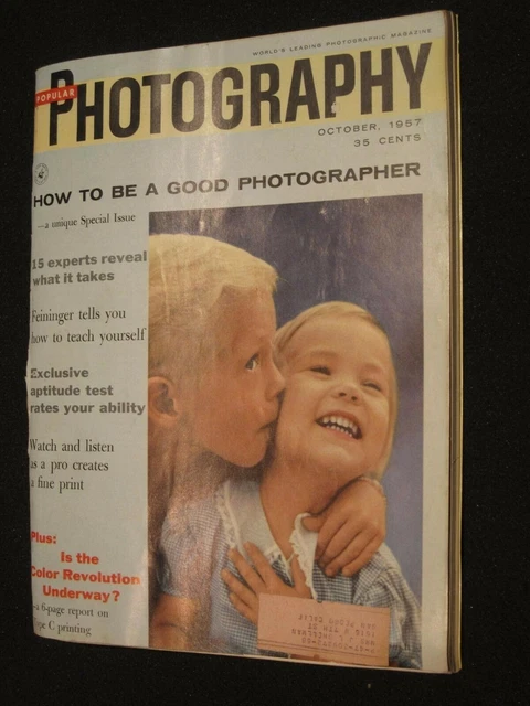 POPULAR PHOTOGRAPHY - October 1957 - The Color Revolution - Type-C ...