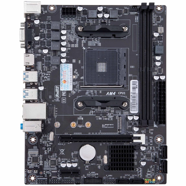 MOTHERBOARD MATX AMD AM4 A520M Micro-Atx 2 X DDR4 HDMI VGA Nvme M.2 ...