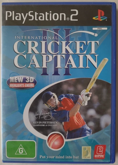 INTERNATIONAL CRICKET CAPTAIN III PlayStation 2 Sony PS2 PAL Game ...